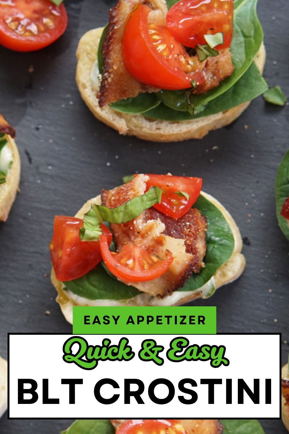 BLT Crostini Appetizer