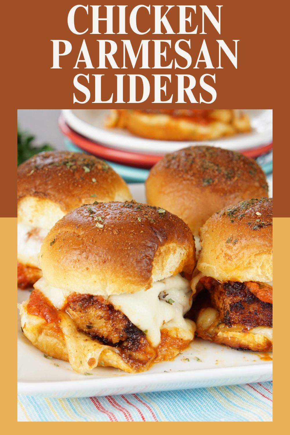 Crispy Chicken Parmesan Sliders