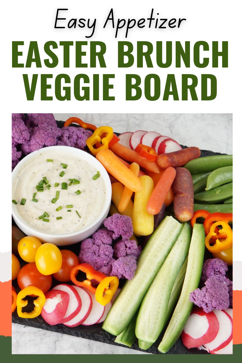 Easter Brunch Veggie Board