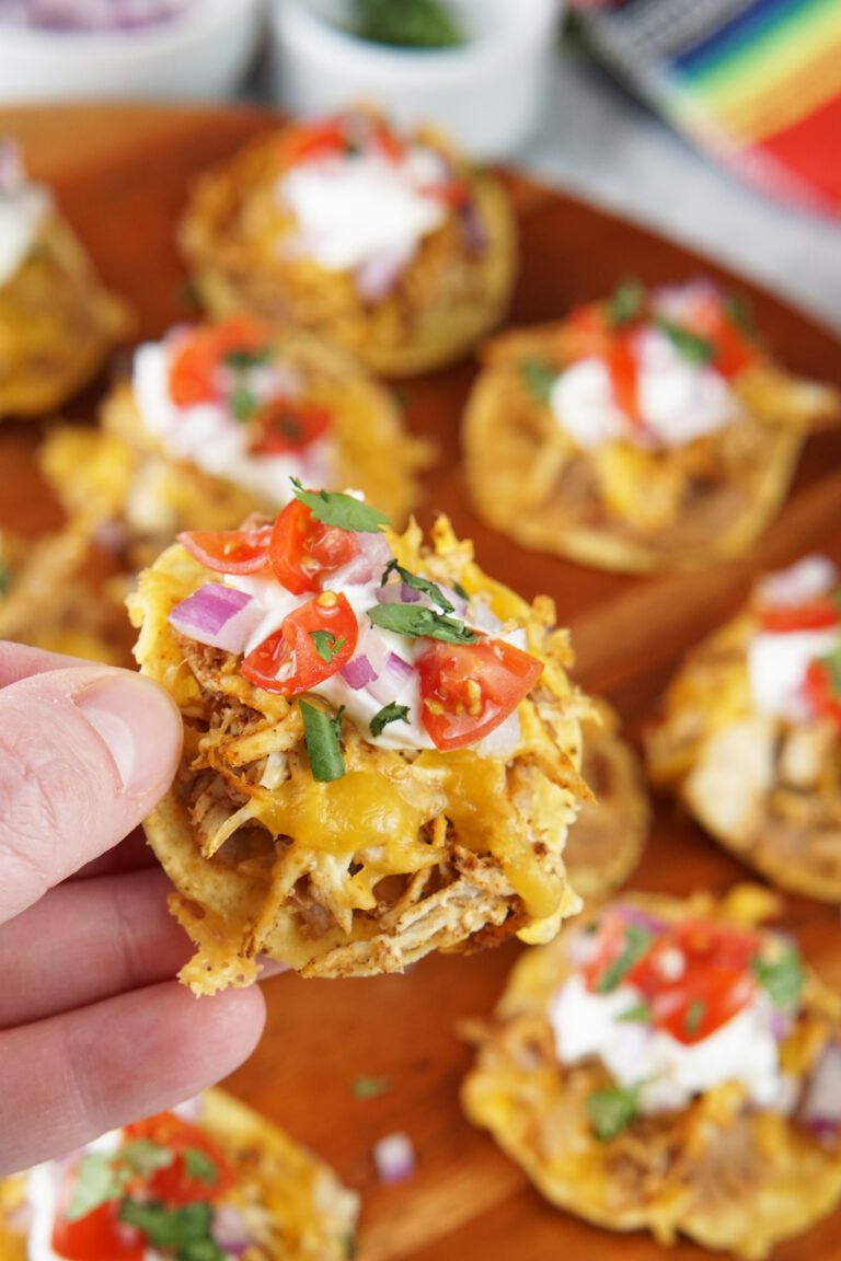 Mini Sheet Pan Tostada Appetizers