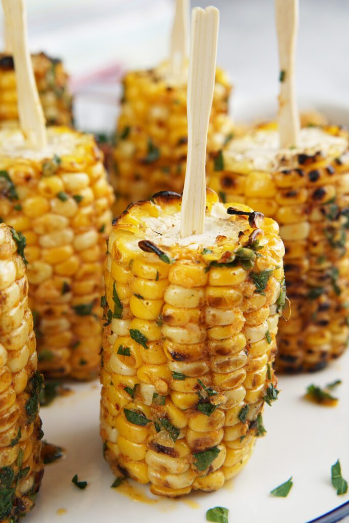 Corn Lollipops with Cowboy Butter