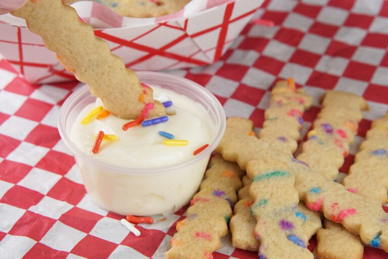 Cookie Fries with Frosting Dip