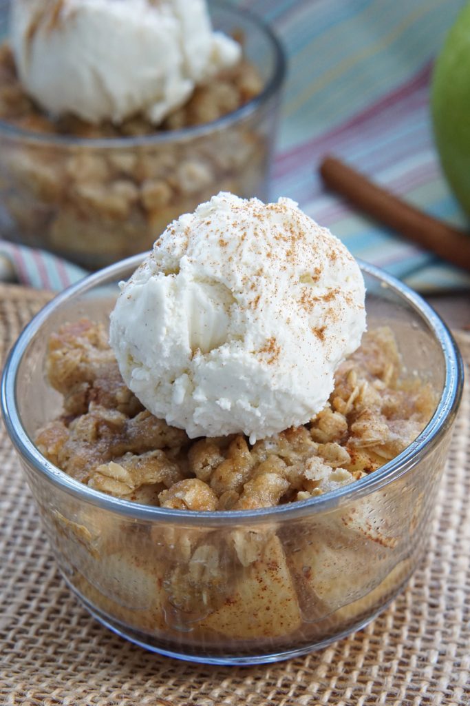 Individual Apple Crisp Desserts